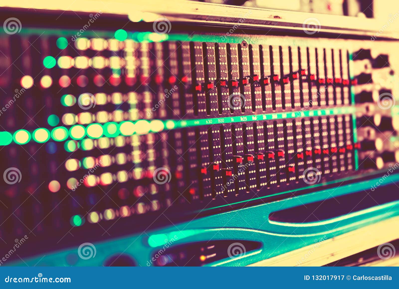 Concept of Retro and Vintage Music Stock Image - Image of line, analog ...