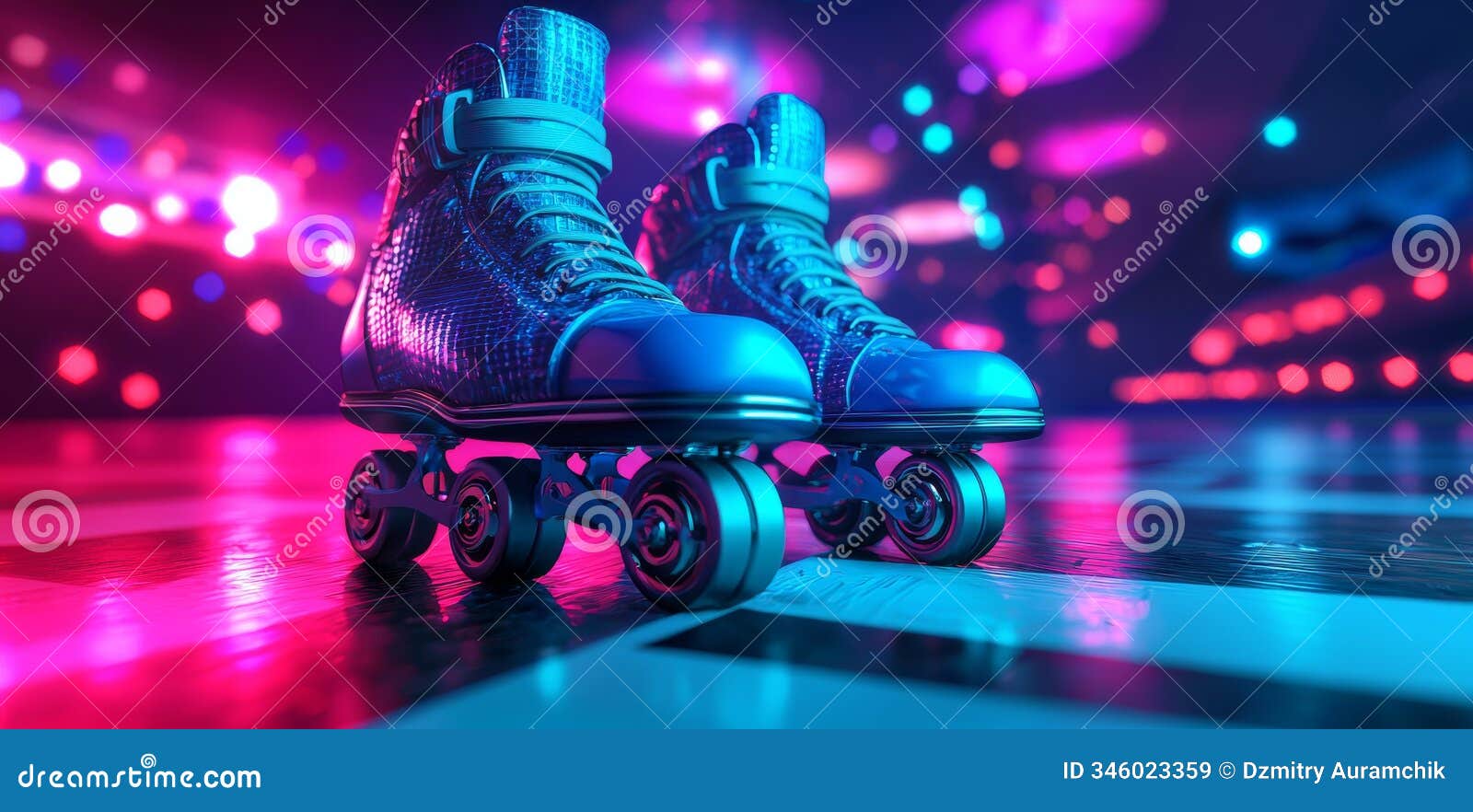 This Concept of Retro Wave Roller Skates with Disco Balls is Inspired ...
