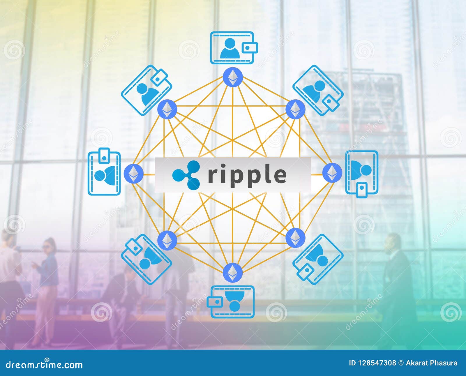 Concept of ripple stock photo. Image of database, computer - 128547308