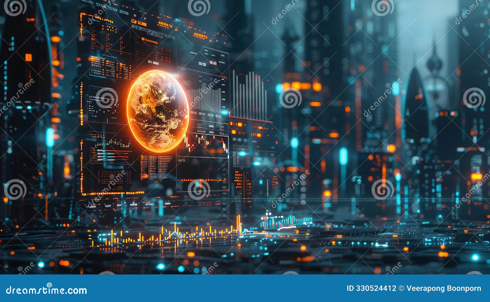 Concept of Risk Management in a High Tech World, with Financial Graphs ...