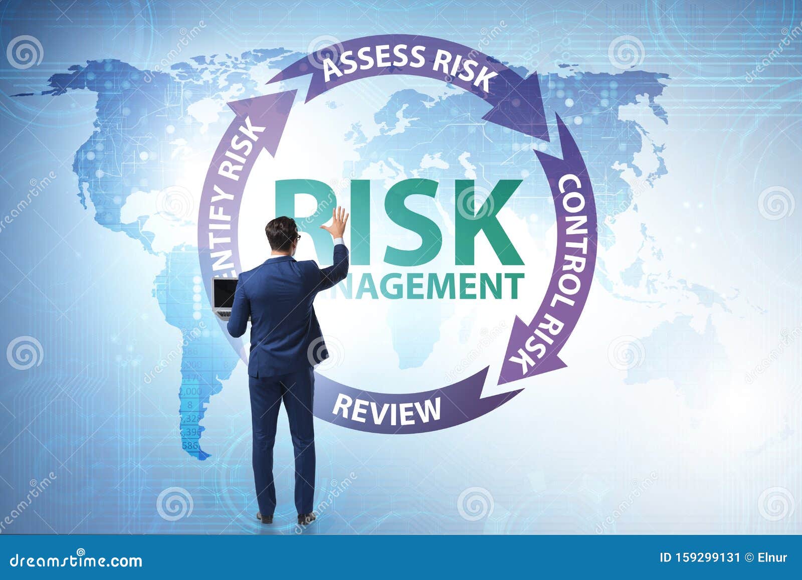 Concept of Risk Management in Modern Business Stock Image - Image of ...