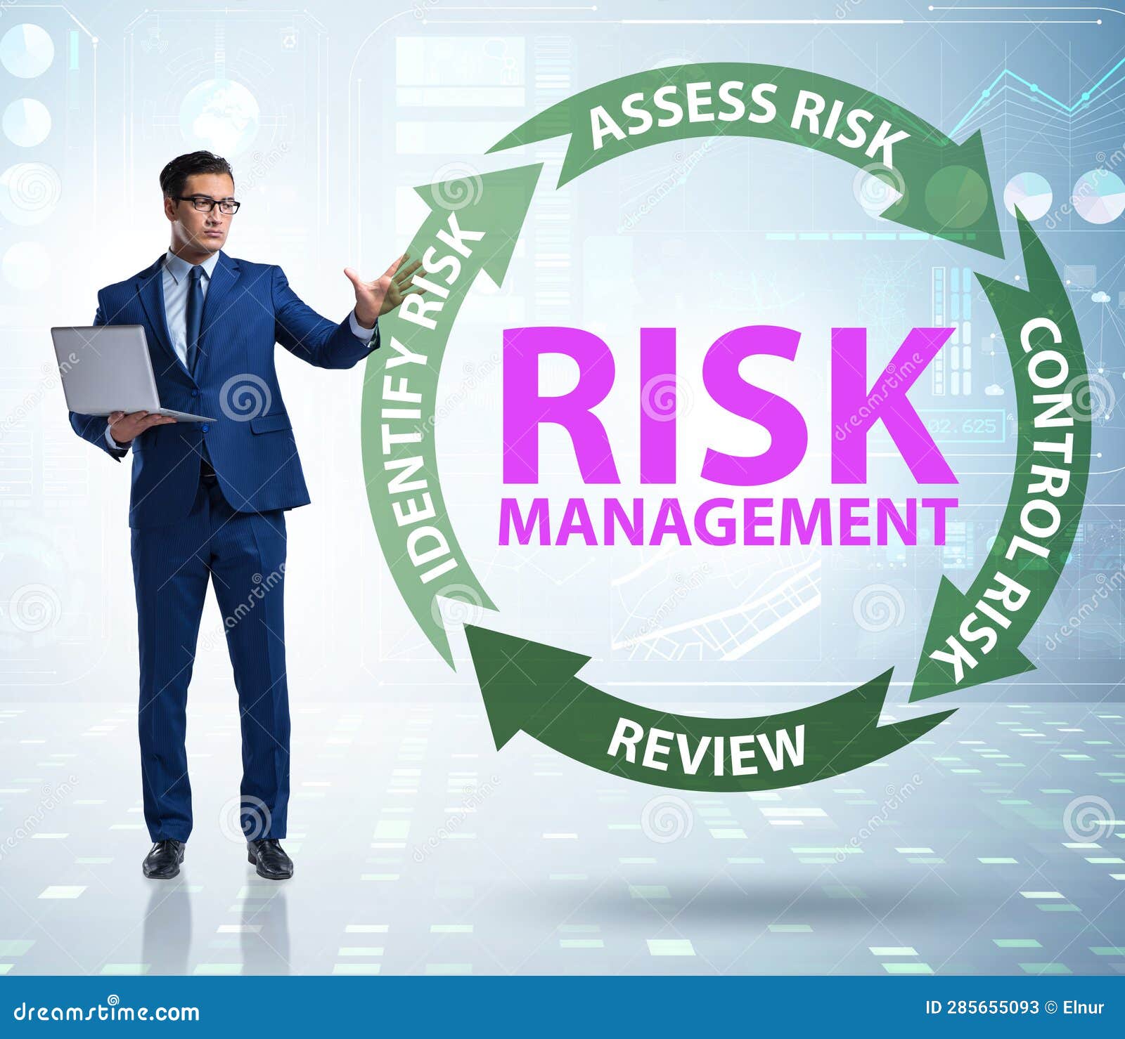 Concept of Risk Management in Modern Business Stock Image - Image of ...