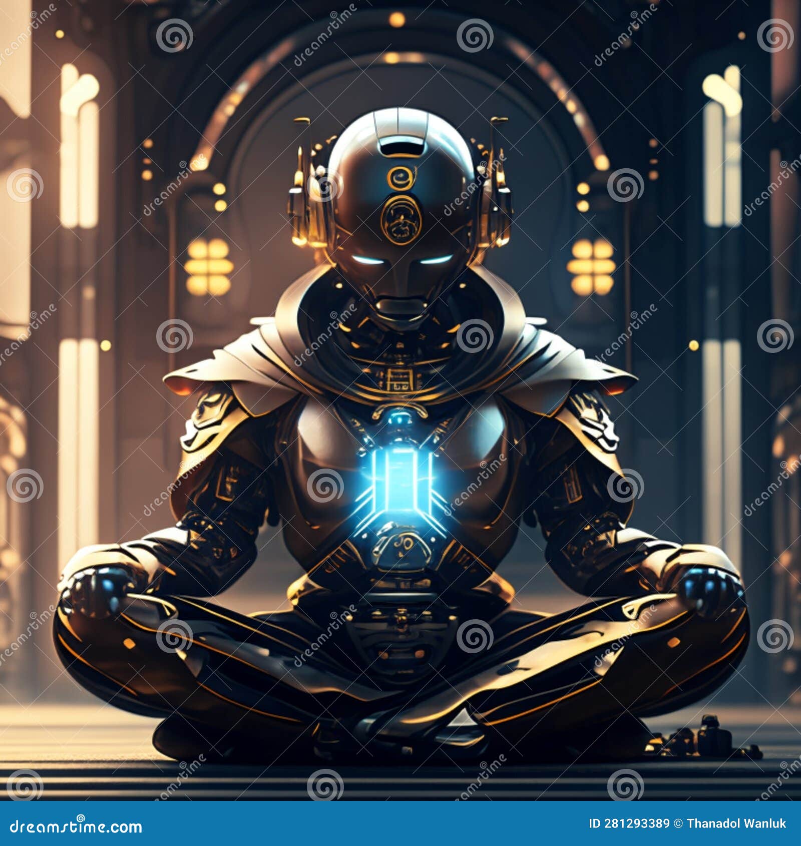 The Concept of a Robot Meditating Can Be an Intriguing Exploration ...
