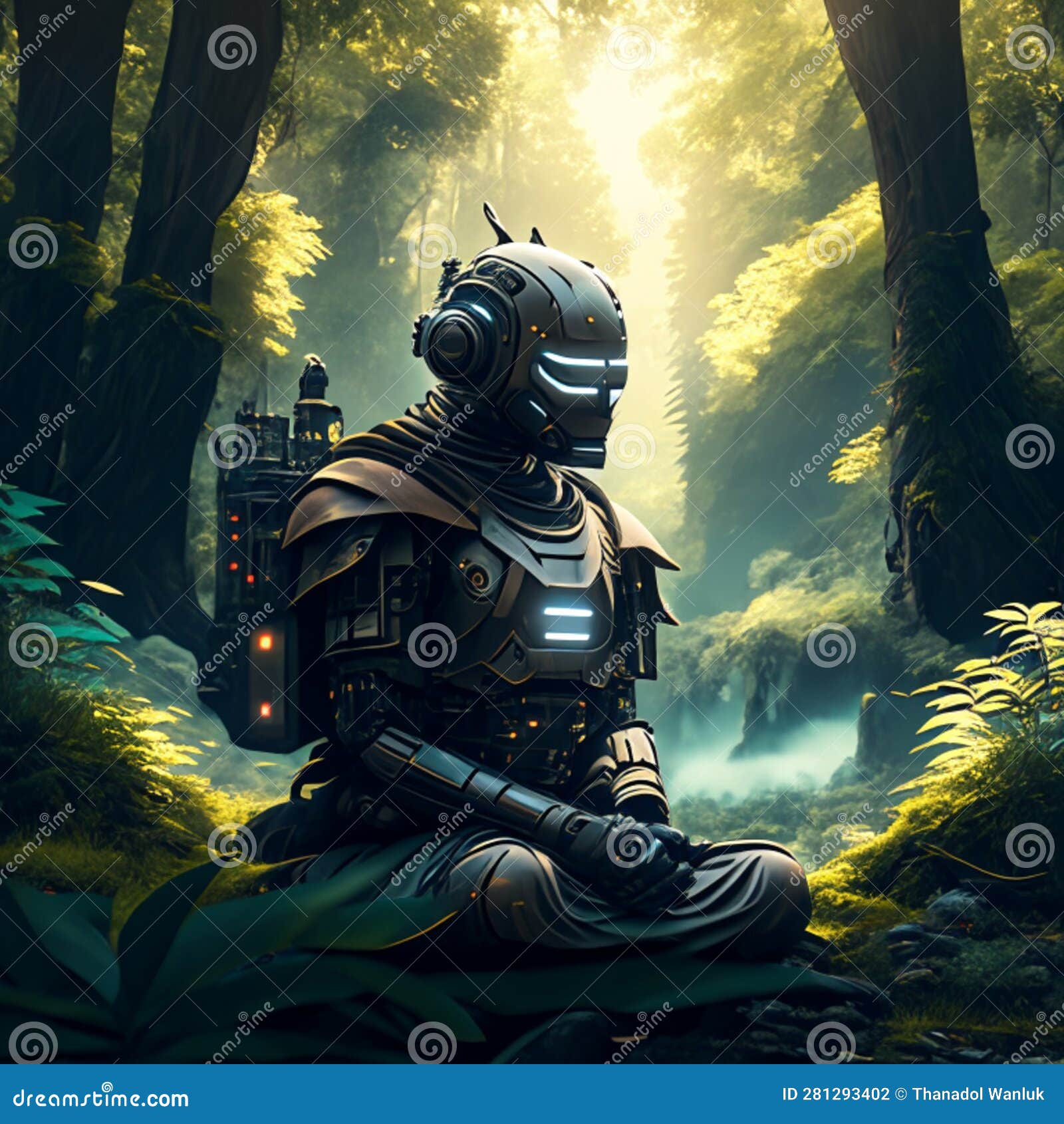 The Concept of a Robot Meditating Can Be an Intriguing Exploration ...