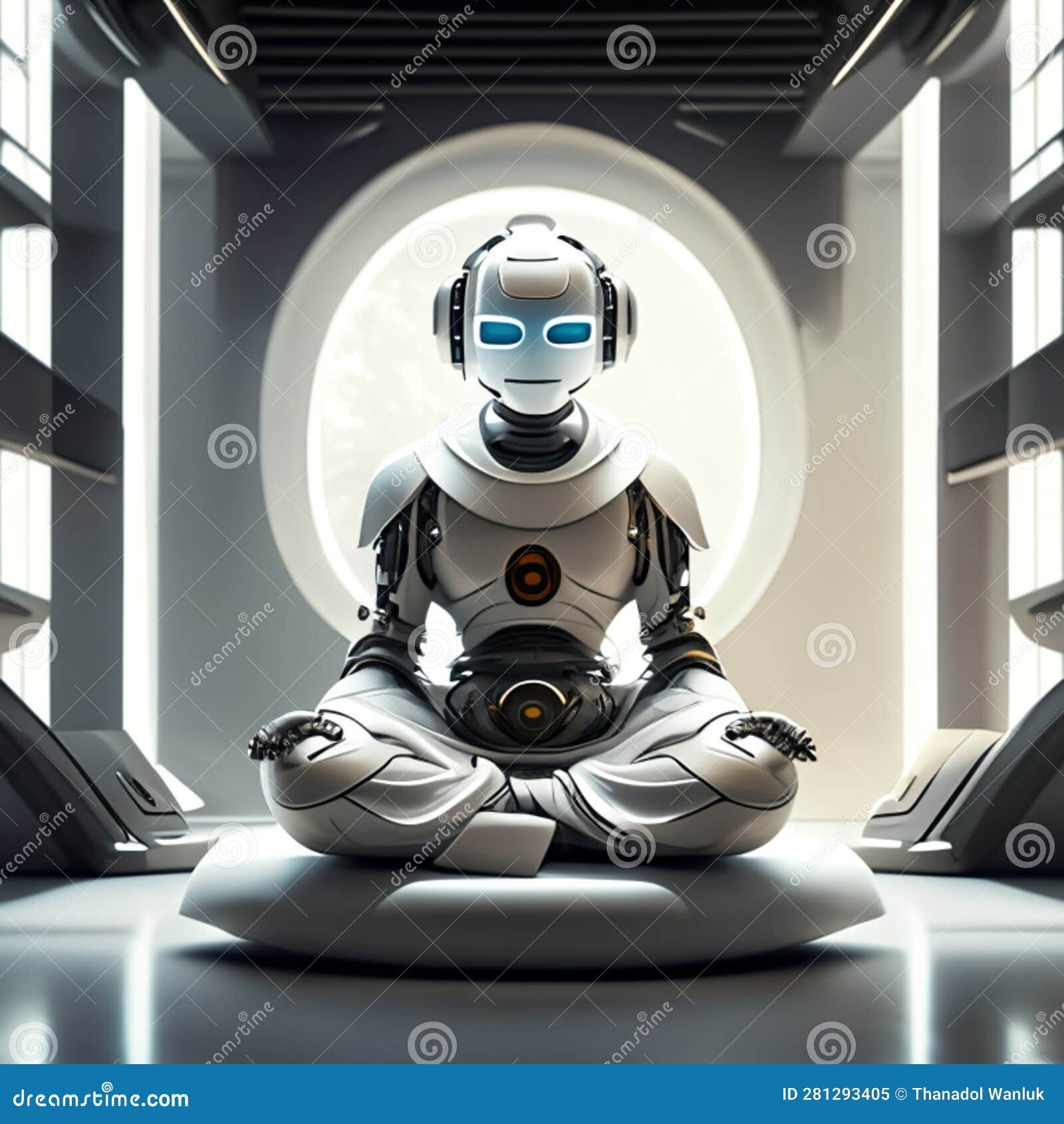 The Concept of a Robot Meditating Can Be an Intriguing Exploration ...