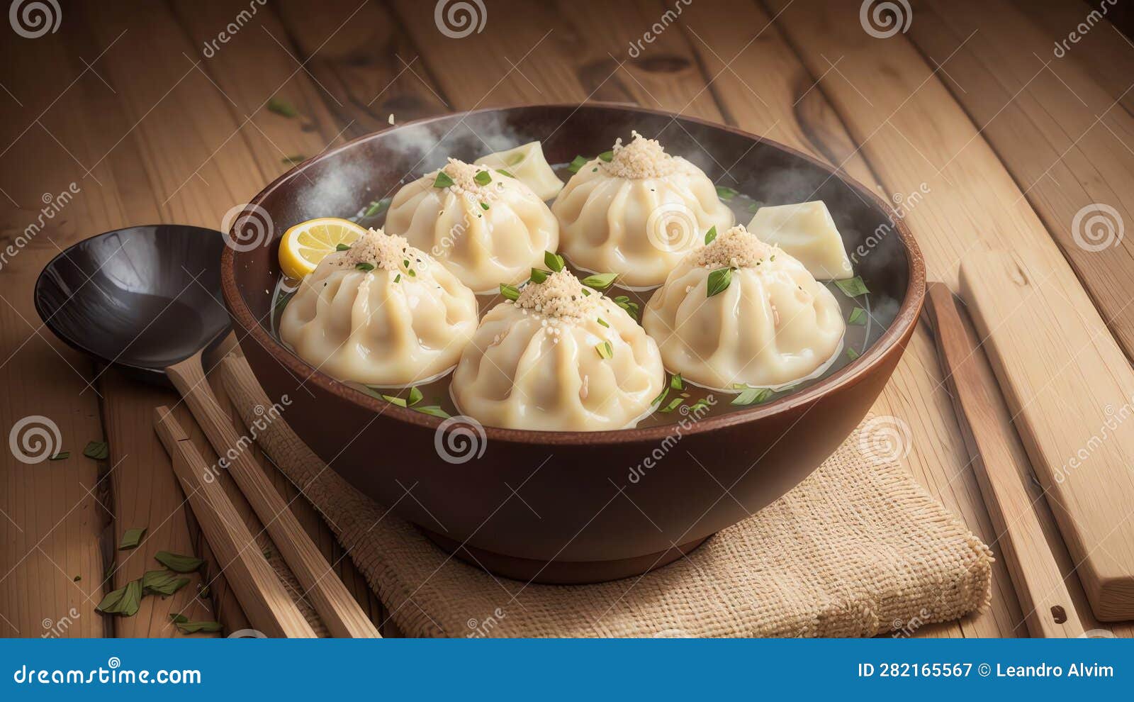 Robust Indulgence Garlic Infused Dumplings for National Dumpling Day.AI ...