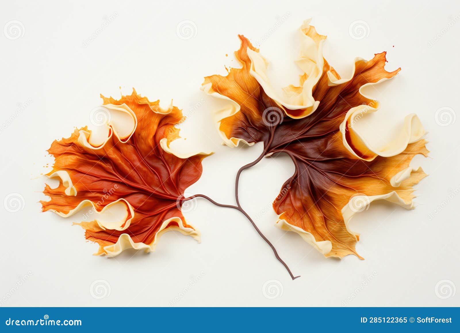 The Concept of Rorschach Test Plus Botanical Art. Autumn Harvest Idea ...