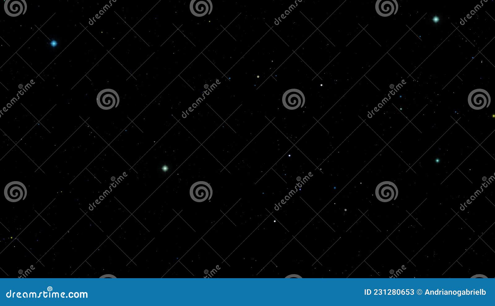 Concept 10-S1 View of the Realistic Starfield from Outer Space Stock ...