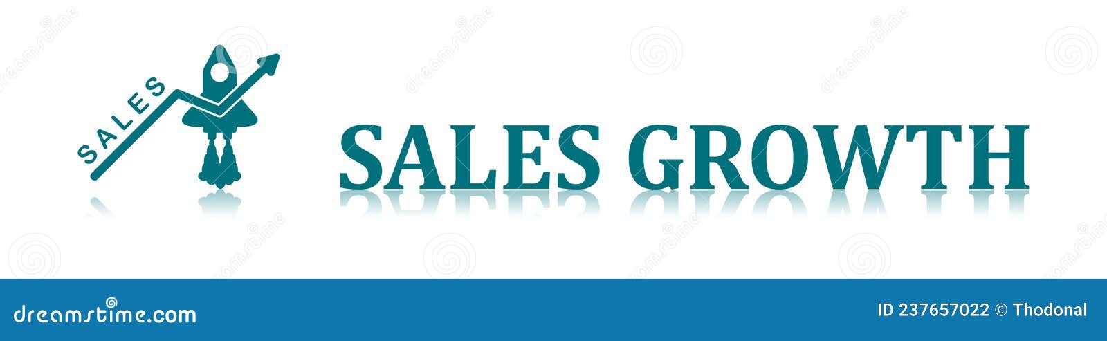 Concept of sales growth stock illustration. Illustration of business ...