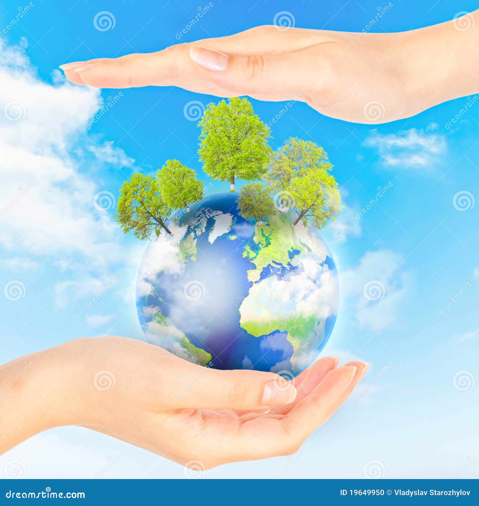 Concept Save green planet. stock photo. Image of nature - 19649950
