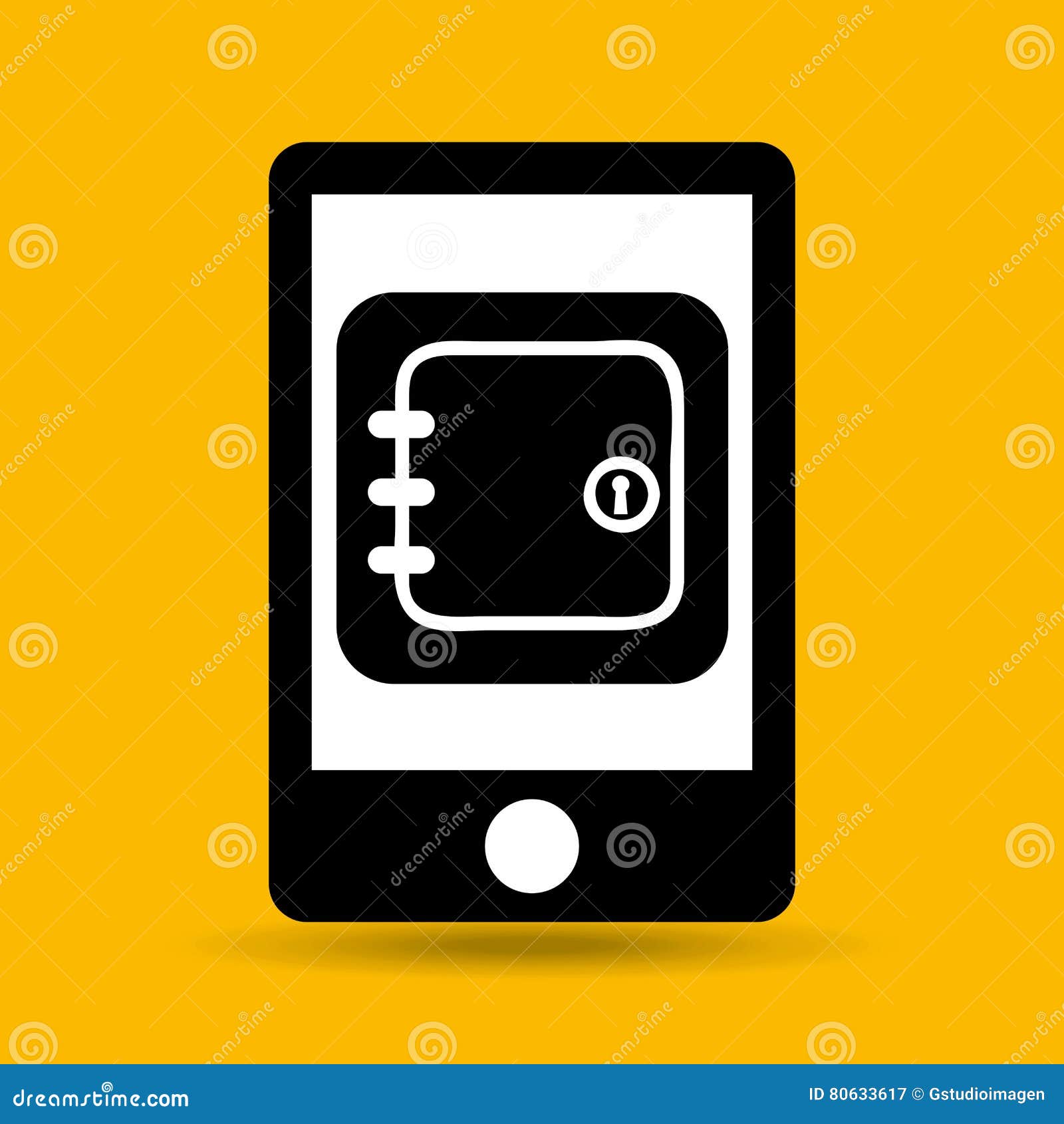 Concept saving money box stock vector. Illustration of economic - 80633617