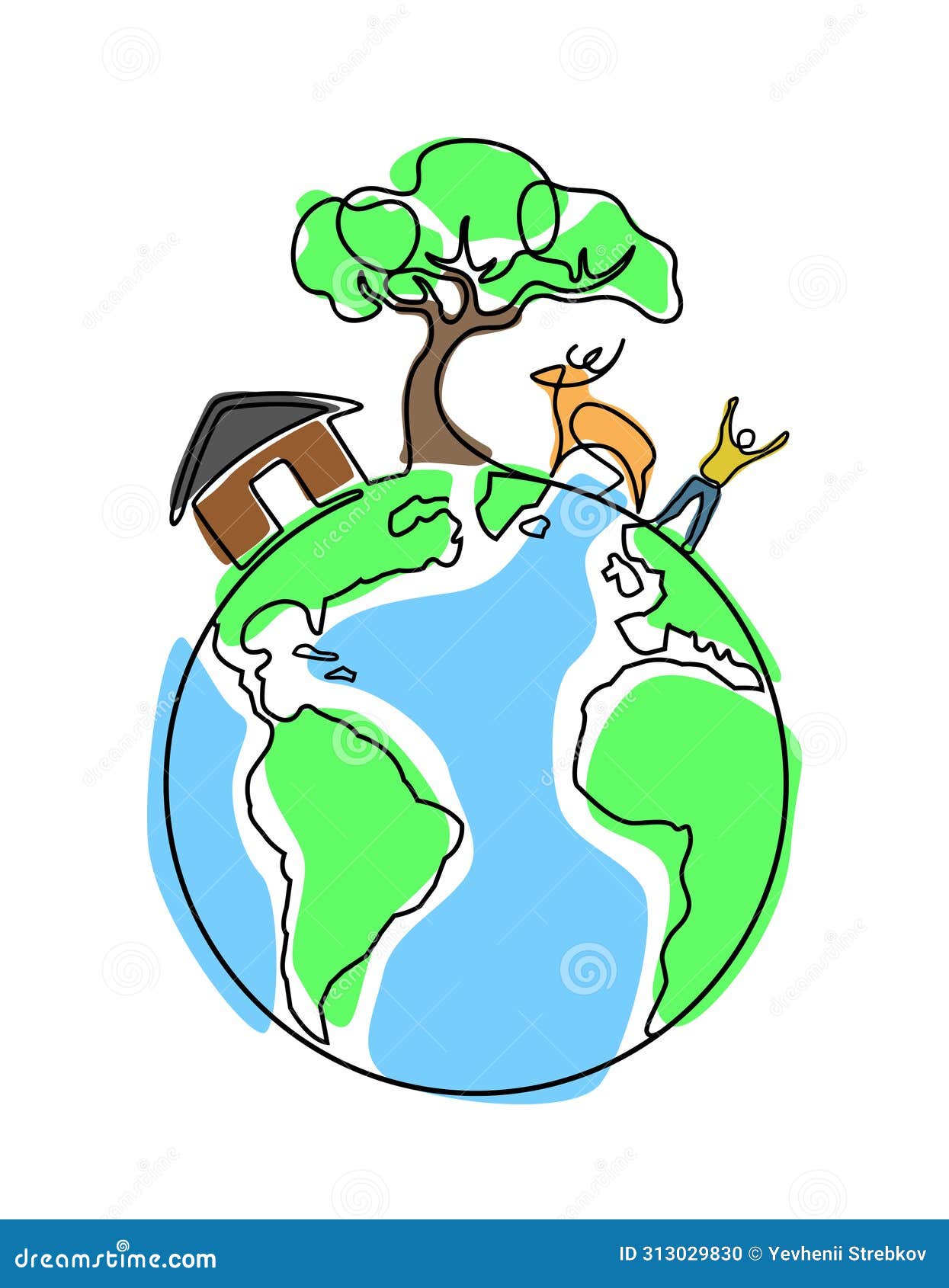 Concept of Saving Planet Earth. Clean Planet Stock Photo - Image of ...