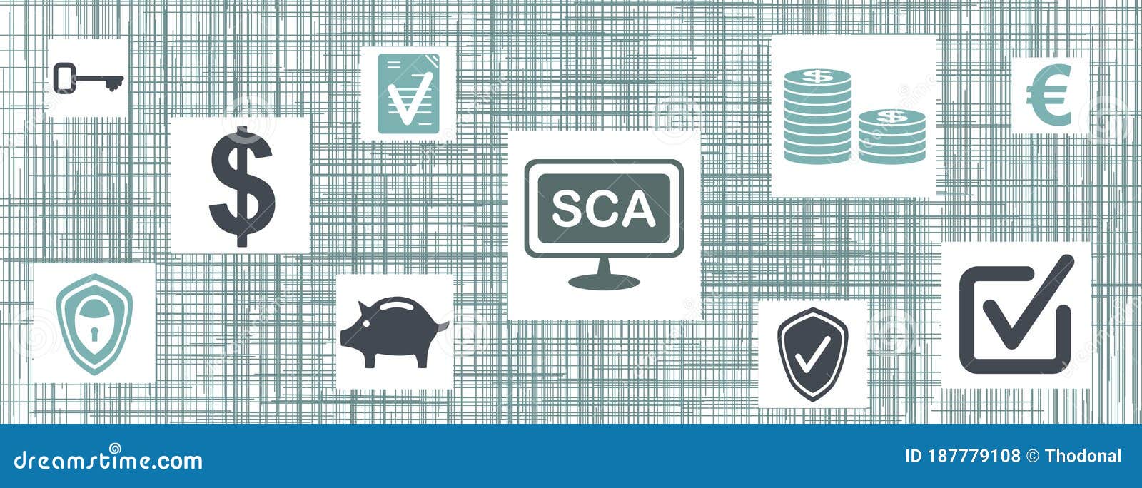 Concept of sca stock illustration. Illustration of secure - 187779108