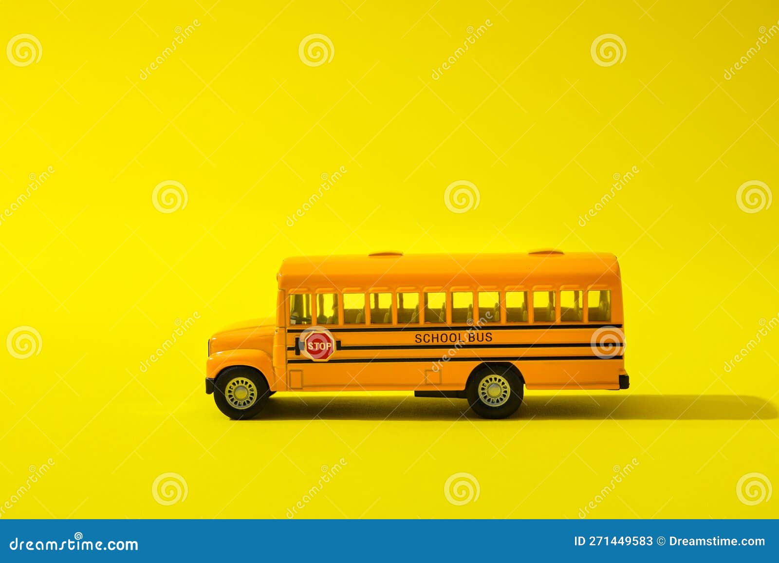 Concept of School Education with School Bus Stock Image - Image of ...