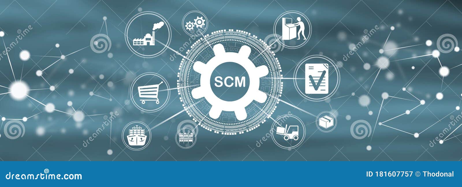Concept of scm stock illustration. Illustration of marketing - 181607757