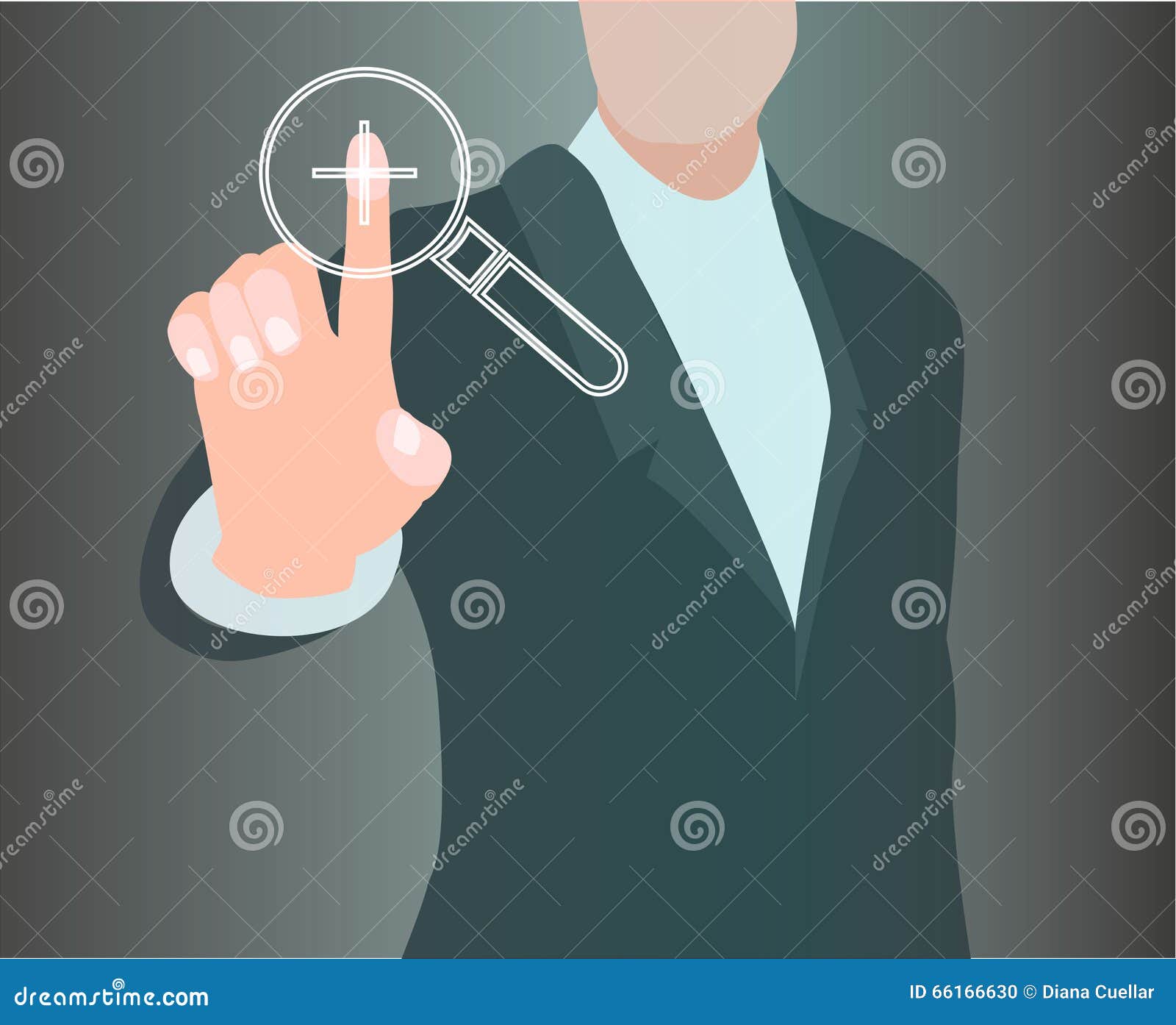 Concept of search stock vector. Illustration of marketing - 66166630