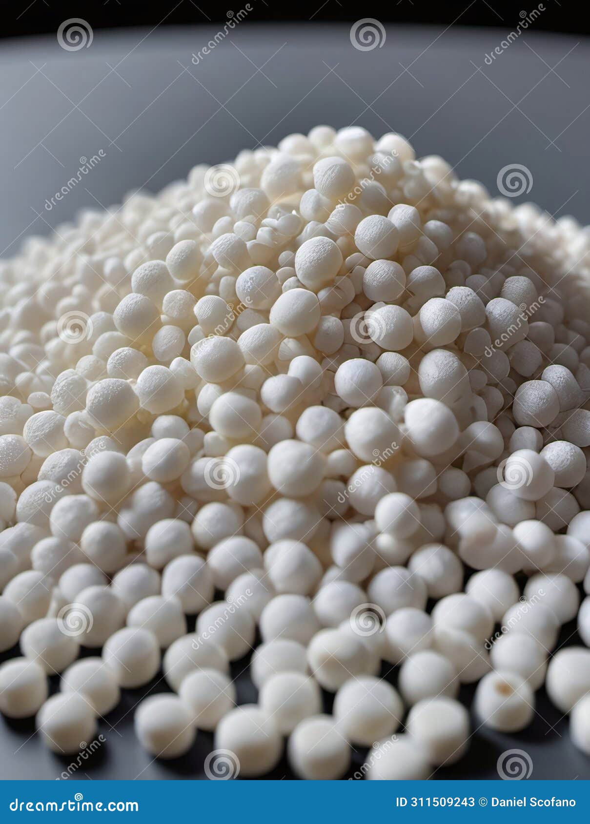 Secondary Granule Made of Polypropylene, White Plastic Pellets Crumbles ...
