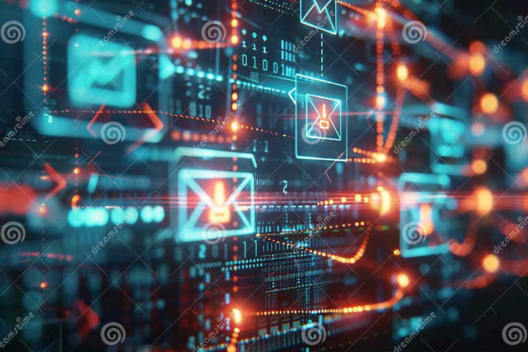 Concept of Secure Communication with Encrypted Messages and Emails ...