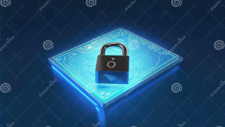Concept of Secure Connection or Cyber Security Service, Security Lock ...