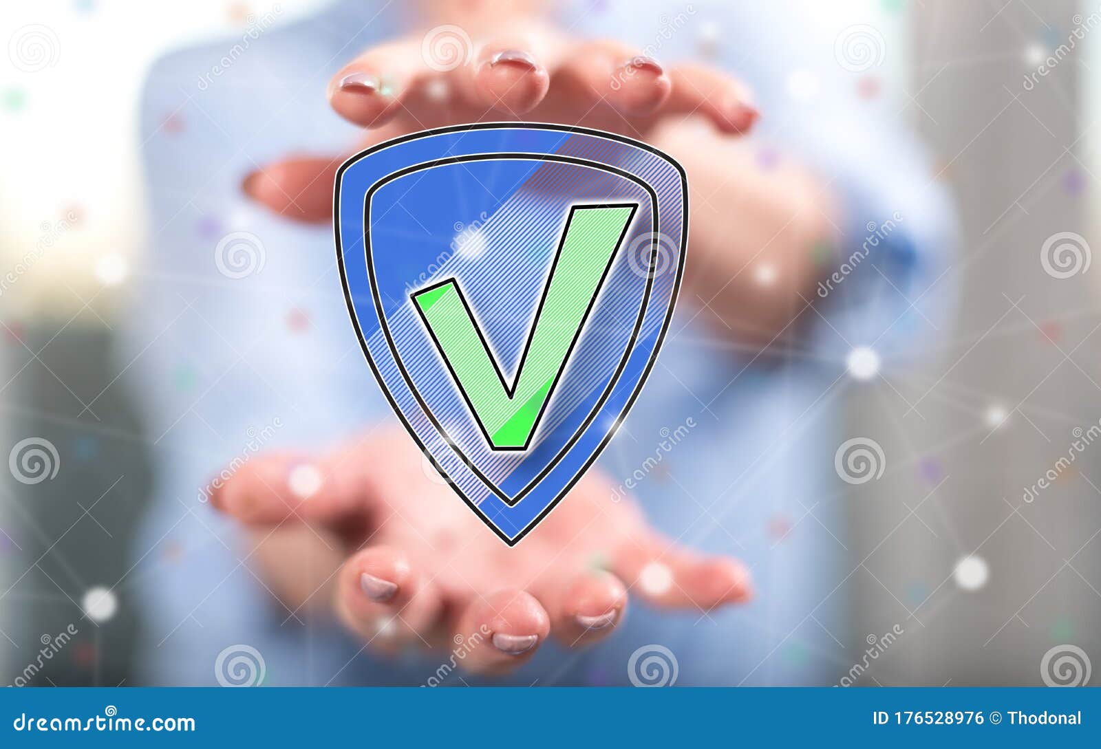 Concept of Security Approval Stock Photo - Image of security, design ...