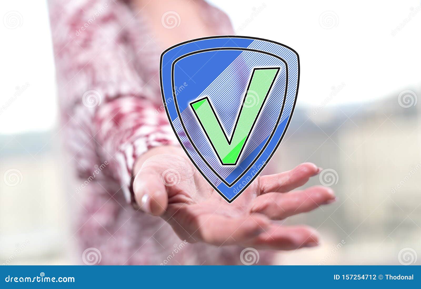 Concept of Security Approval Stock Photo - Image of check, design ...