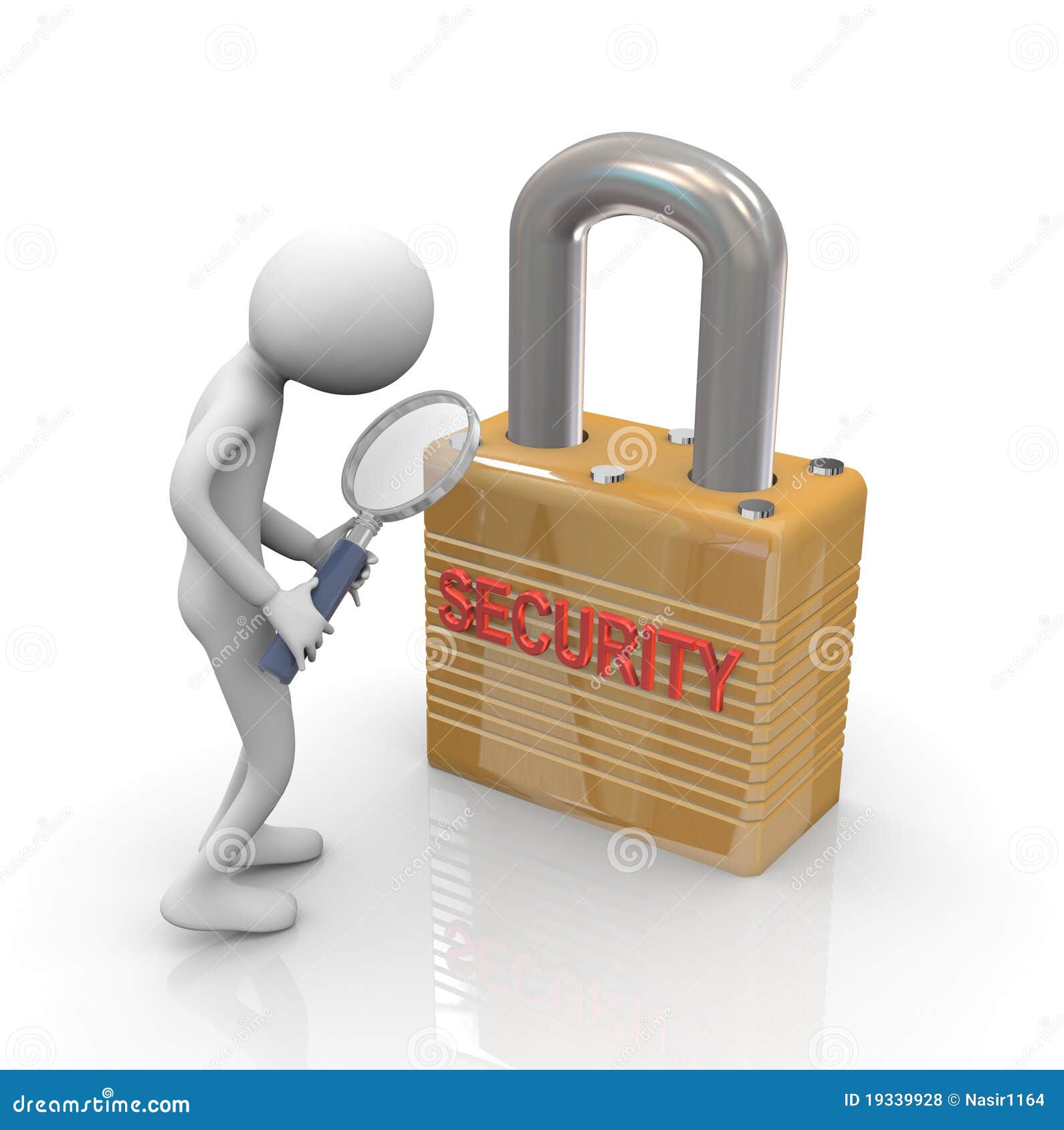 Concept of Security Inspection Stock Illustration - Illustration of ...