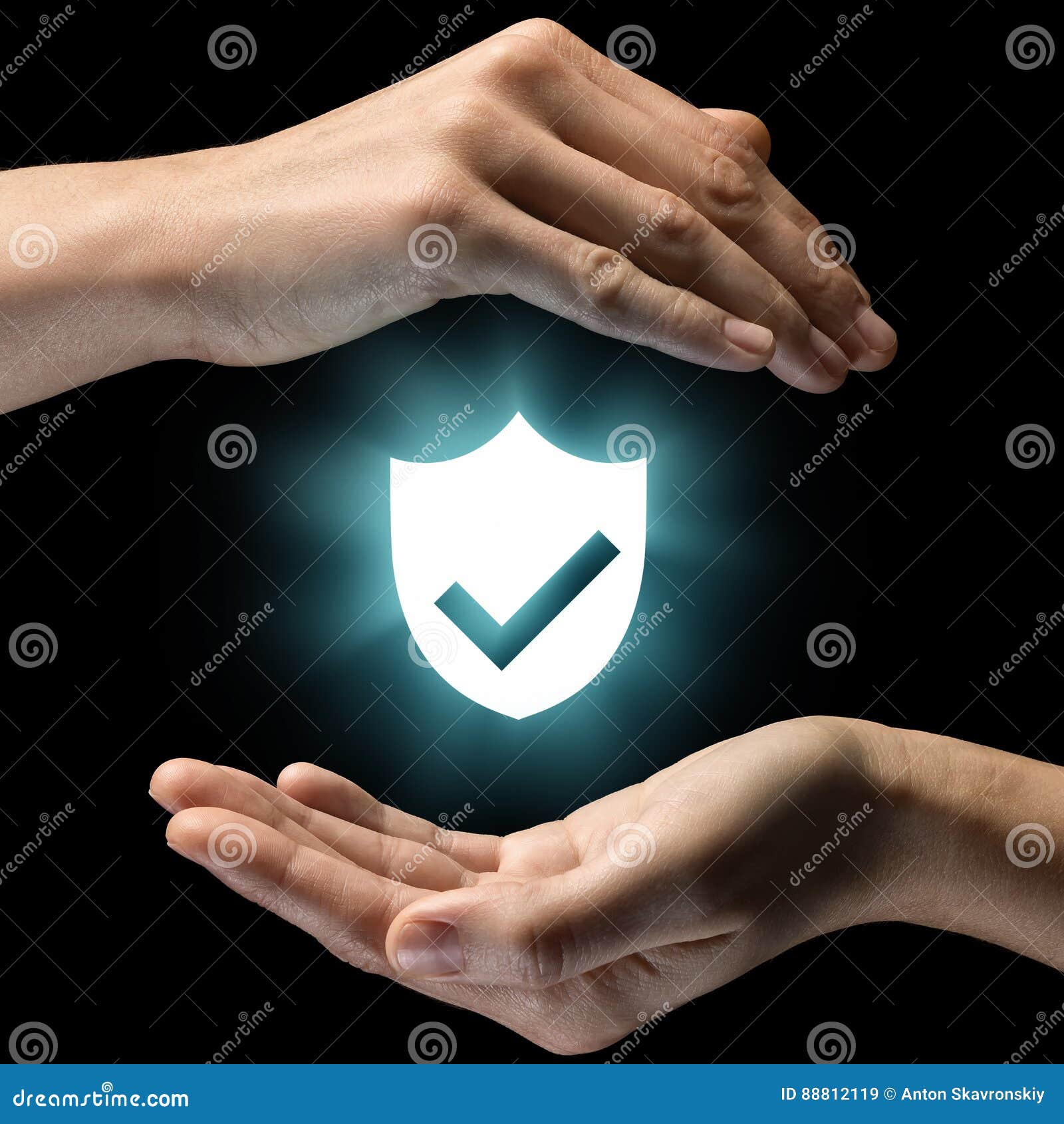 Concept of Security and Protection Stock Image - Image of help ...