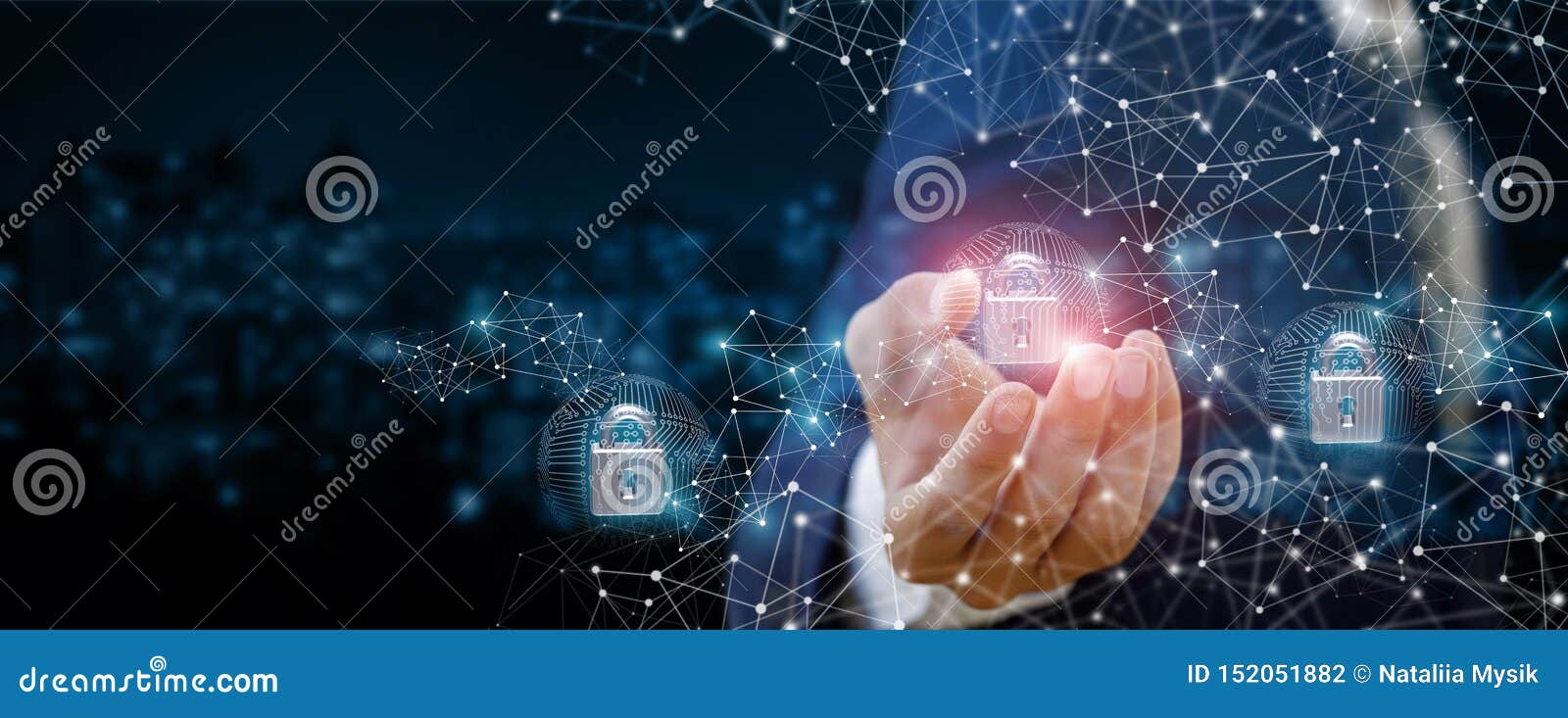 The Concept of Security of Urban Communication Systems Stock Photo ...