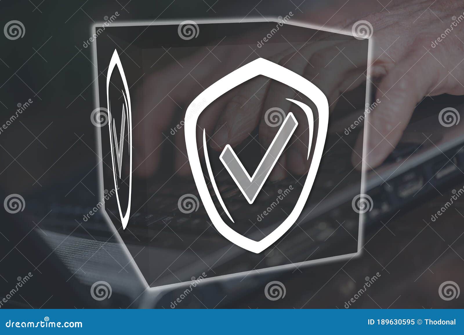 Concept of Security Validation Stock Image - Image of mark, sign: 189630595