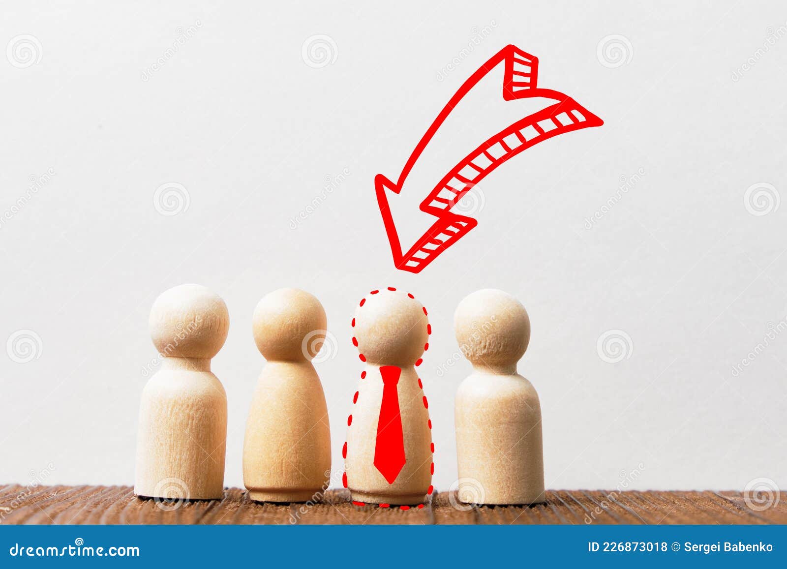 Concept Selection of the Employee To Work among Other Candidates Stock ...