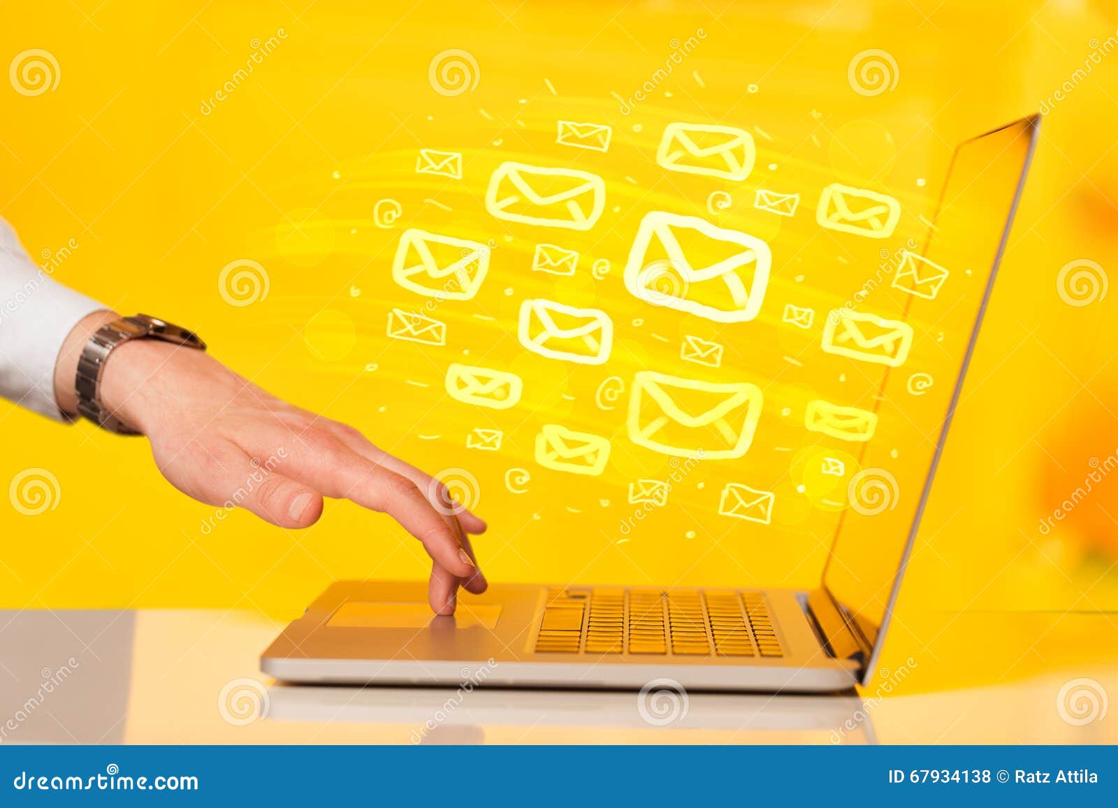 Concept of sending e-mails stock photo. Image of media - 67934138 Concept of sending e-mails stock photo. Image of media - 67934138