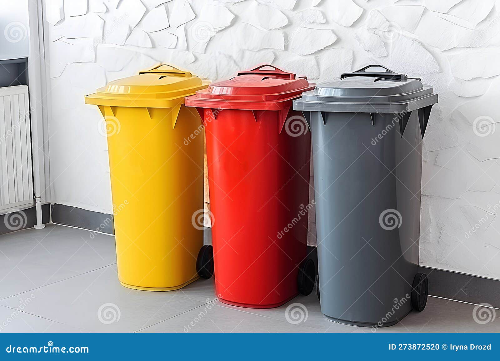 Concept of Separate Garbage in the Apartment. General and Recyclable ...