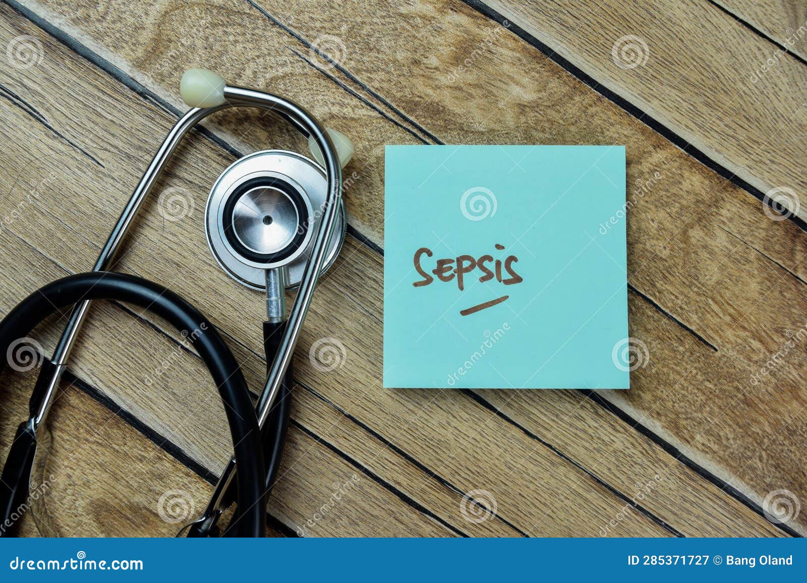 Concept of Sepsis Write on Sticky Notes with Stethoscope Isolated on ...