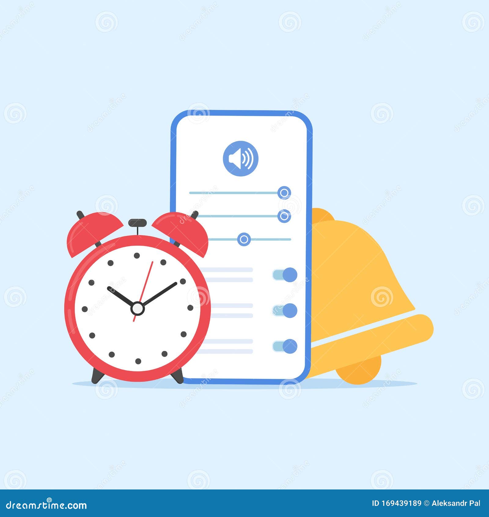 The Concept of Setting the Sound on the Mobile Phone Stock Vector ... The Concept of Setting the Sound on the Mobile Phone Stock Vector ...