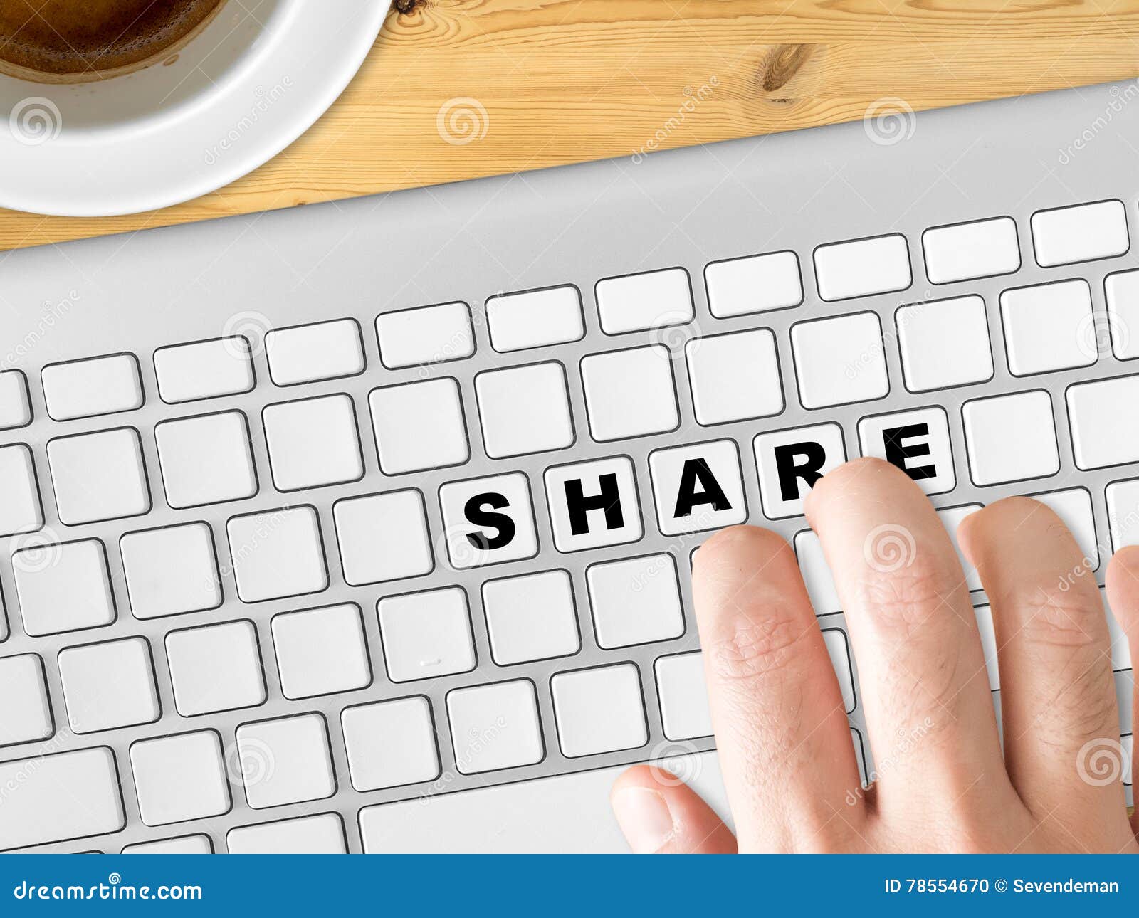 Concept of Share words. stock photo. Image of global - 78554670