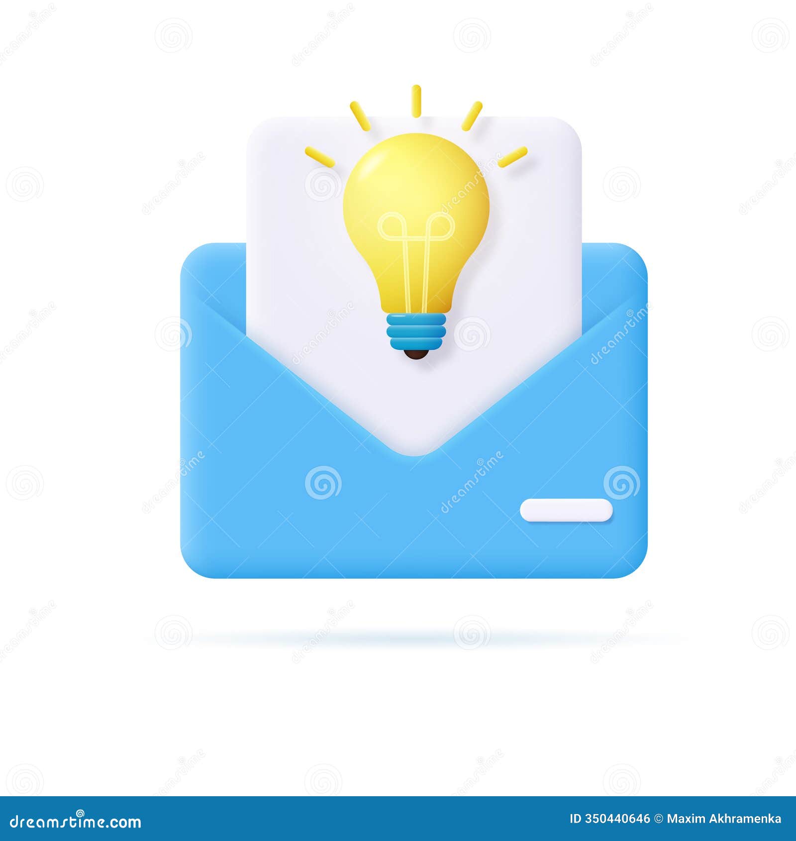 Concept of Sharing Creative Ideas, Stories, Education. Open Postal ...