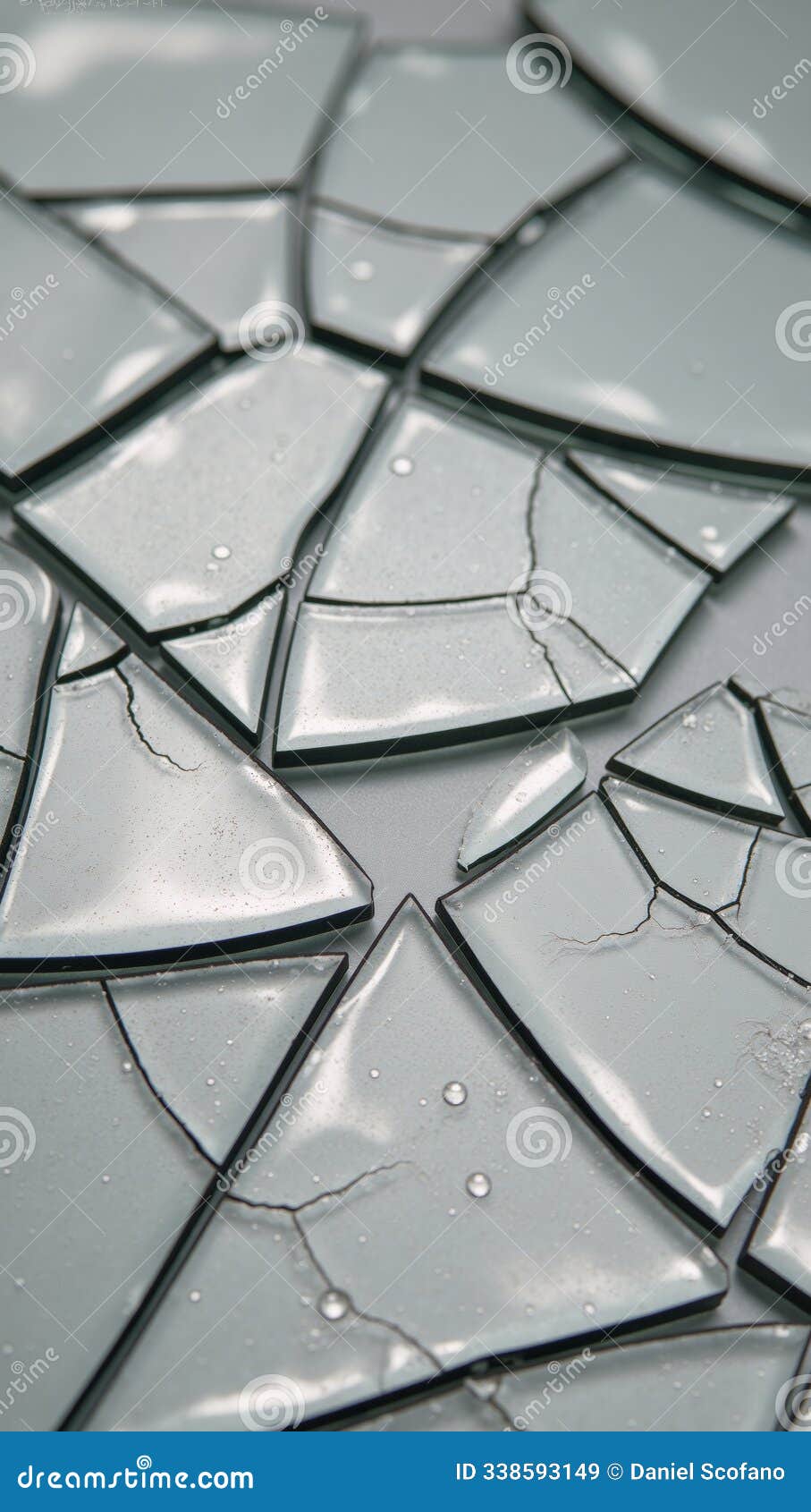 Shatter Patterns on Broken Glass Stock Illustration - Illustration of ...
