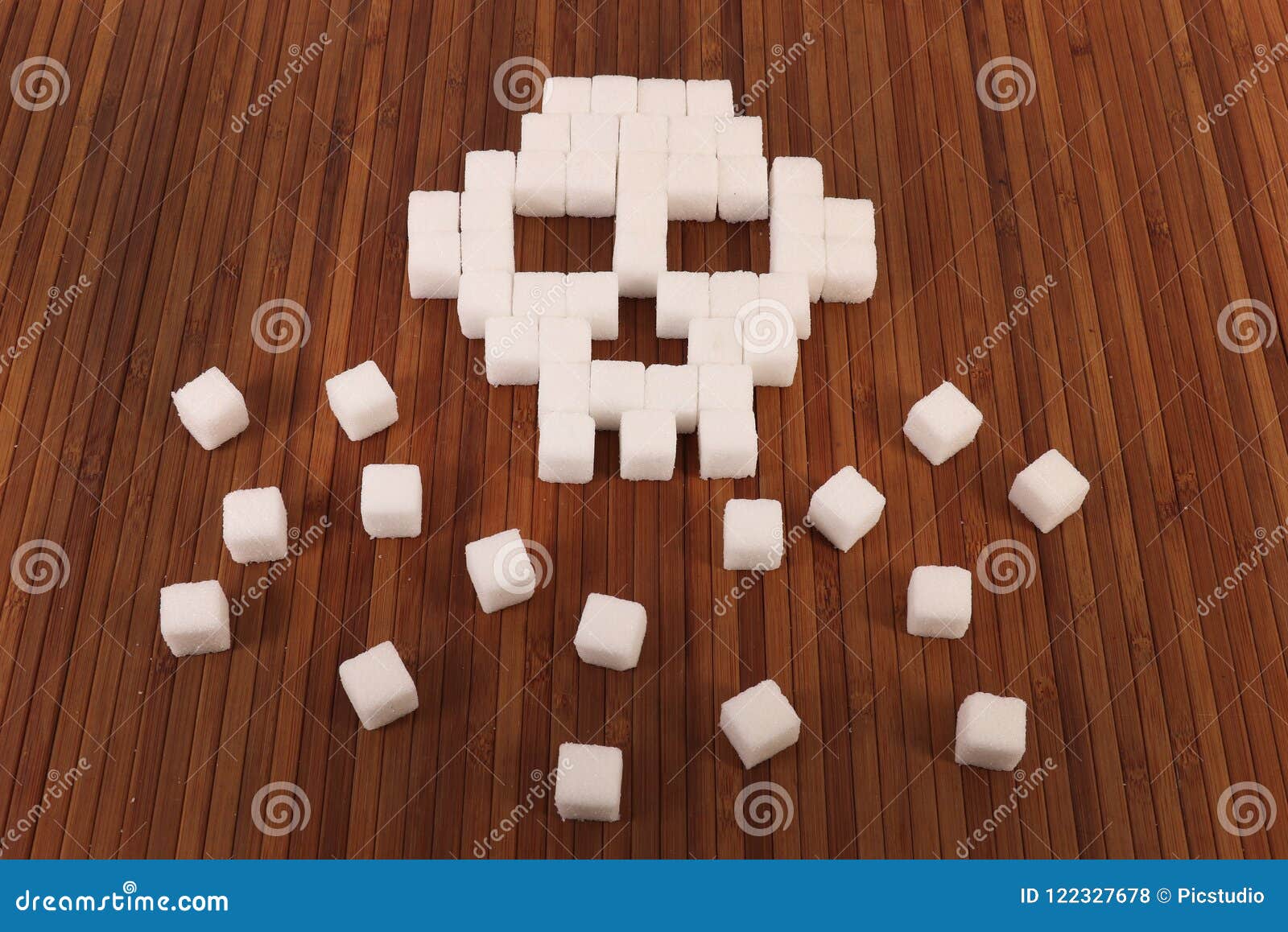 Processed sugar stock photo. Image of cubes, calories - 122327678