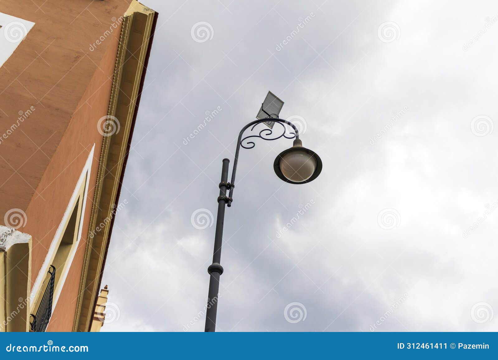 Concept Shot of the Old Fashioned Lamp Post. Abstract Stock Image ...