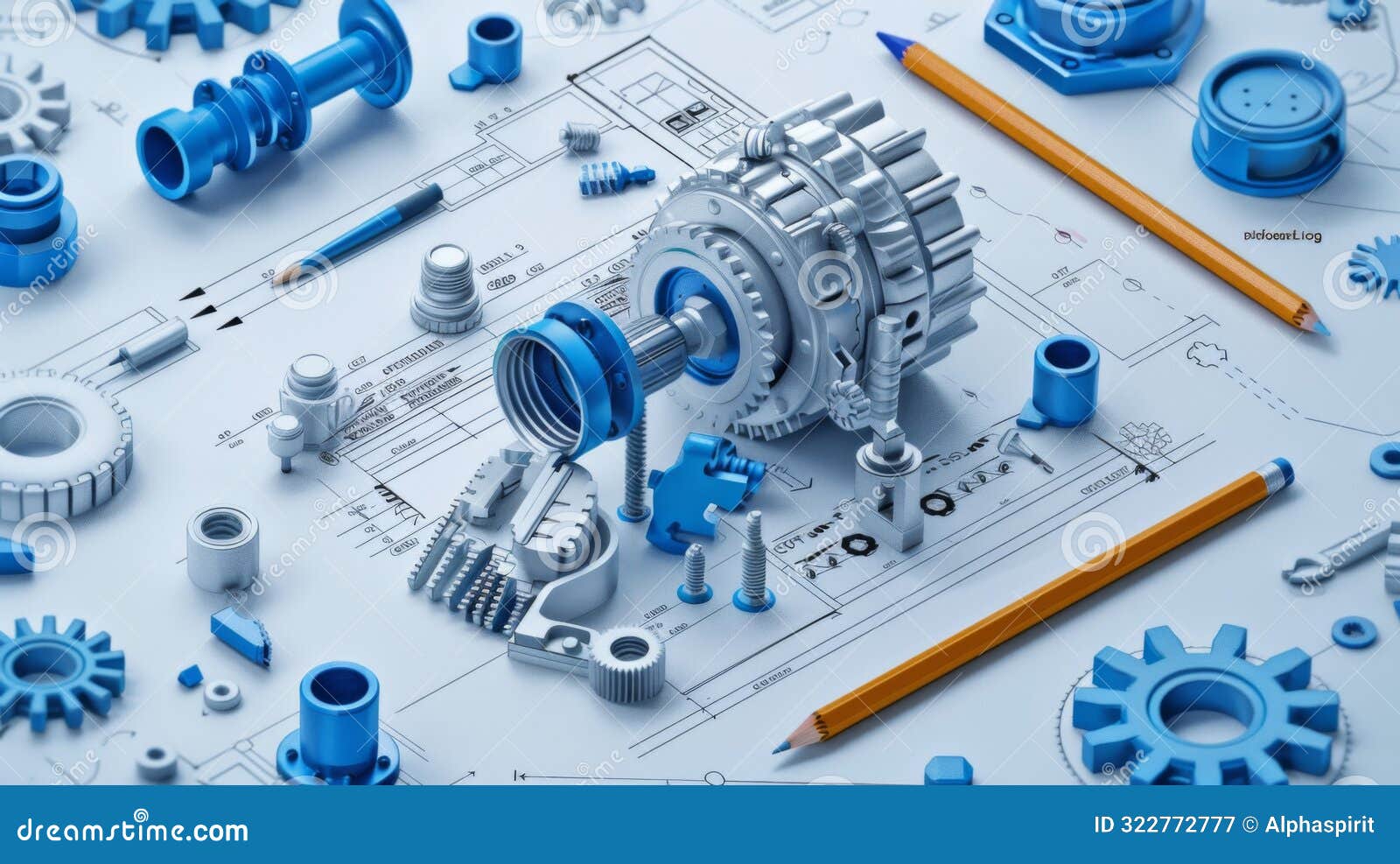 Concept Showing the Design Process of a Complex Gearbox Using a ...