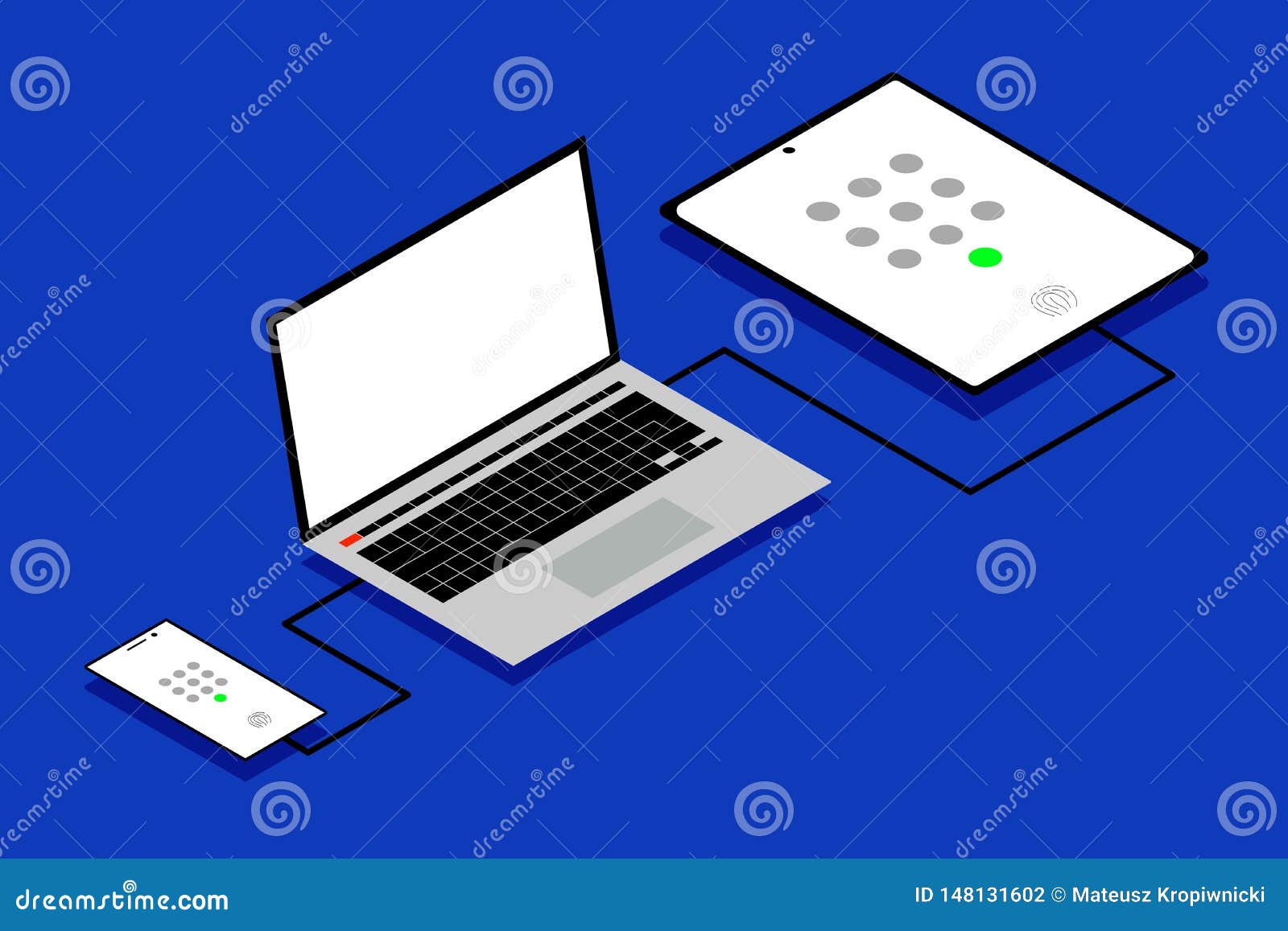 Concept of Simple it Workstation with Passcode and Biometric ...