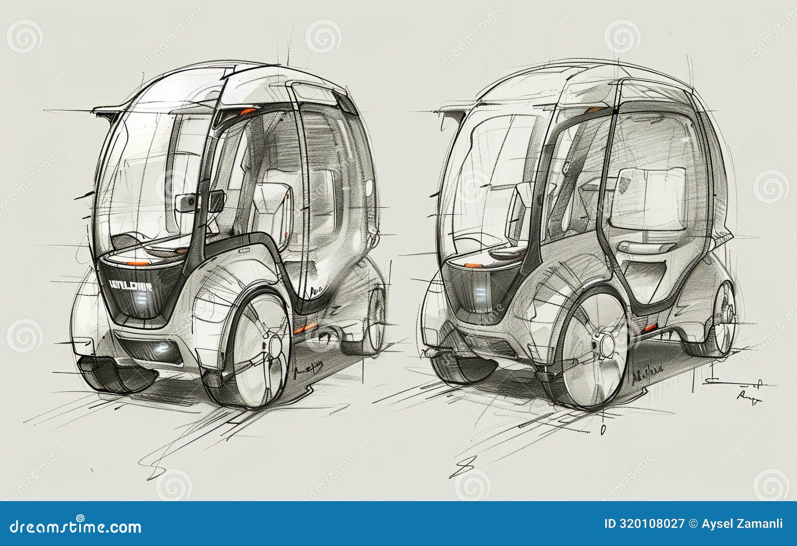 A Concept Sketch of a Modular Autonomous Vehicle Transforming into ...