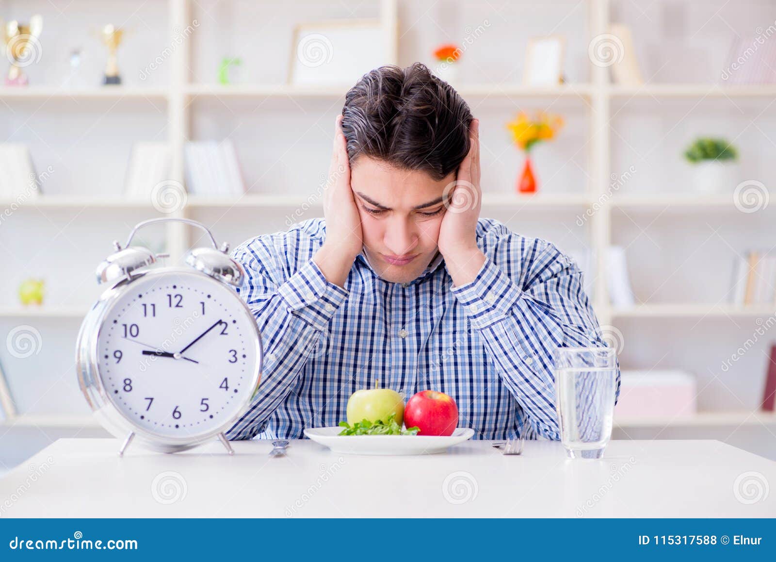 The Concept of Slow Service in the Restaurant Stock Photo - Image of ...