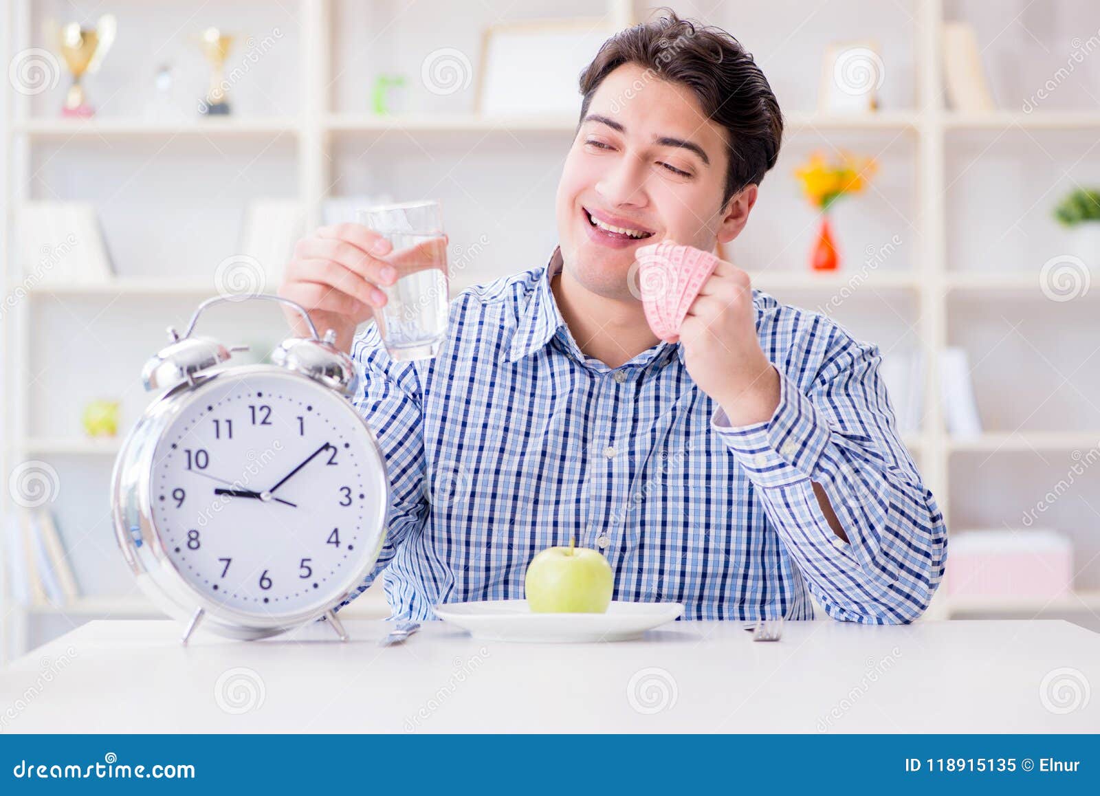 The Concept of Slow Service in the Restaurant Stock Image - Image of ...