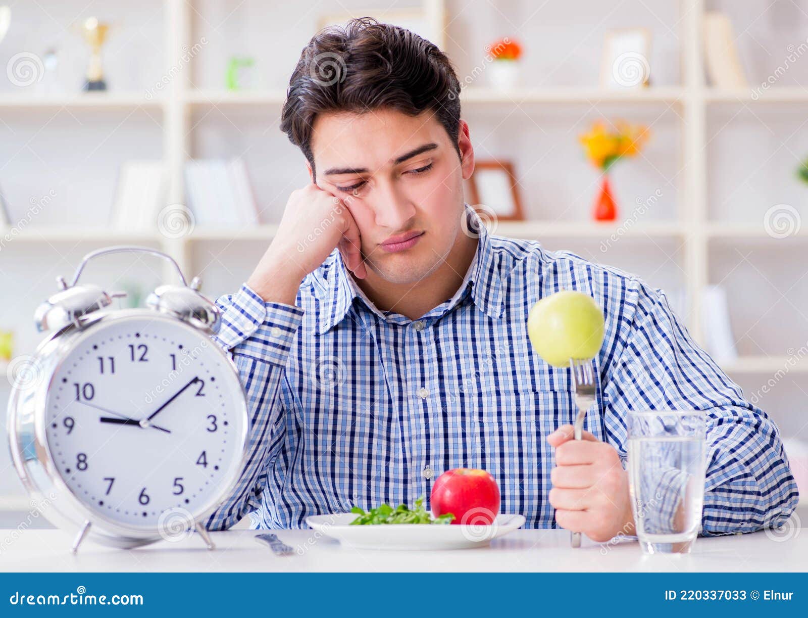 Concept of Slow Service in the Restaurant Stock Image - Image of alarm ...