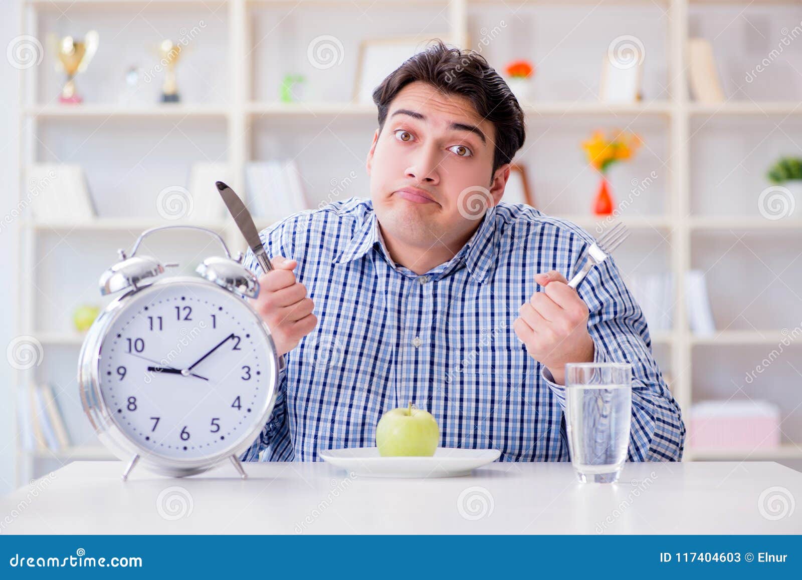 The Concept of Slow Service in the Restaurant Stock Image - Image of ...