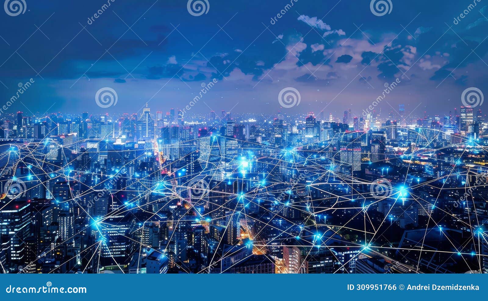 Concept of a Smart City and Communication Network. 5G, IoT ...