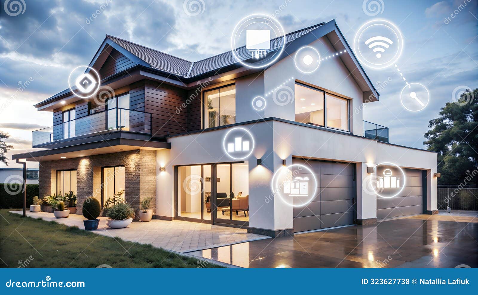 Concept of Smart House Technology System with Centralized Control Stock ...