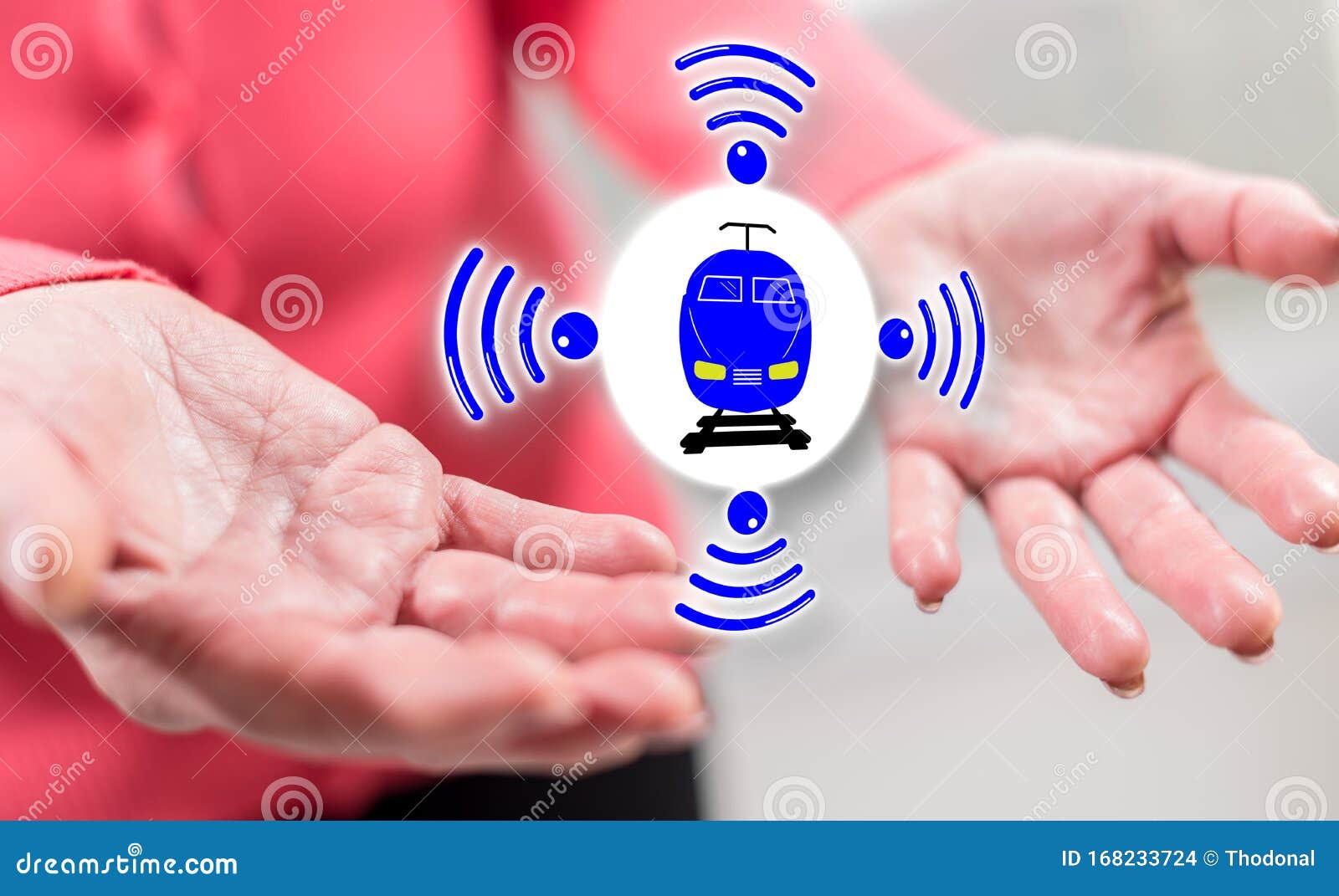 Concept of smart train stock photo. Image of service - 168233724