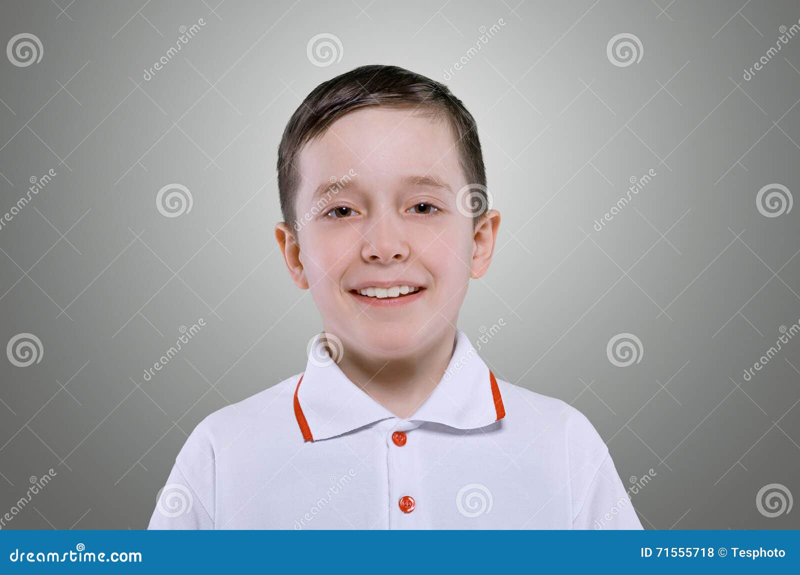Concept of Smiling Little Boy Stock Photo - Image of isolated, emotion ...